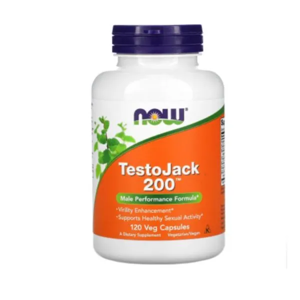 NOW Foods, TestoJack 200, 120 Veg Capsules | Lazada PH