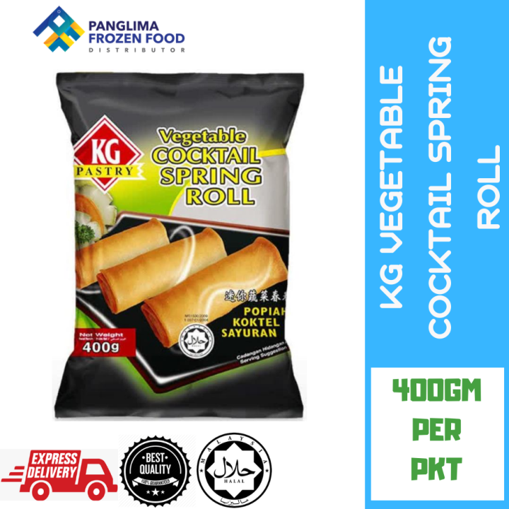 KG VEGETABLE COCKTAIL SPRING ROLL (400GM) - [KLANG VALLEY ONLY] | Lazada