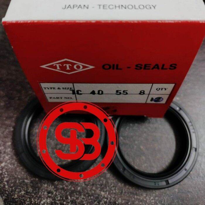 Oil Seal TC 40 55 8 / 40.00 55.00 8.00 / 40x55x8 TTO | Lazada Indonesia