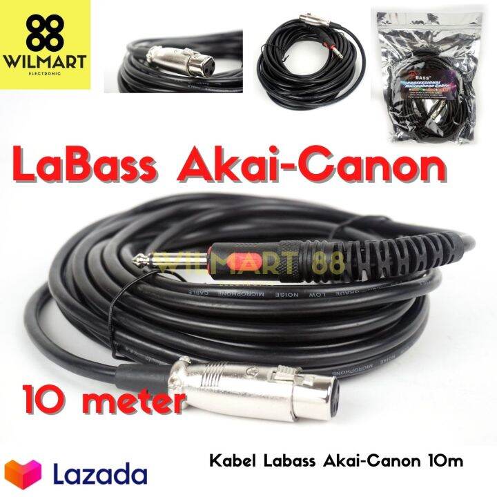 LaBass Cable 5m Akai - Canon | Kabel | High Grade Low Noise Cable | Mic ...