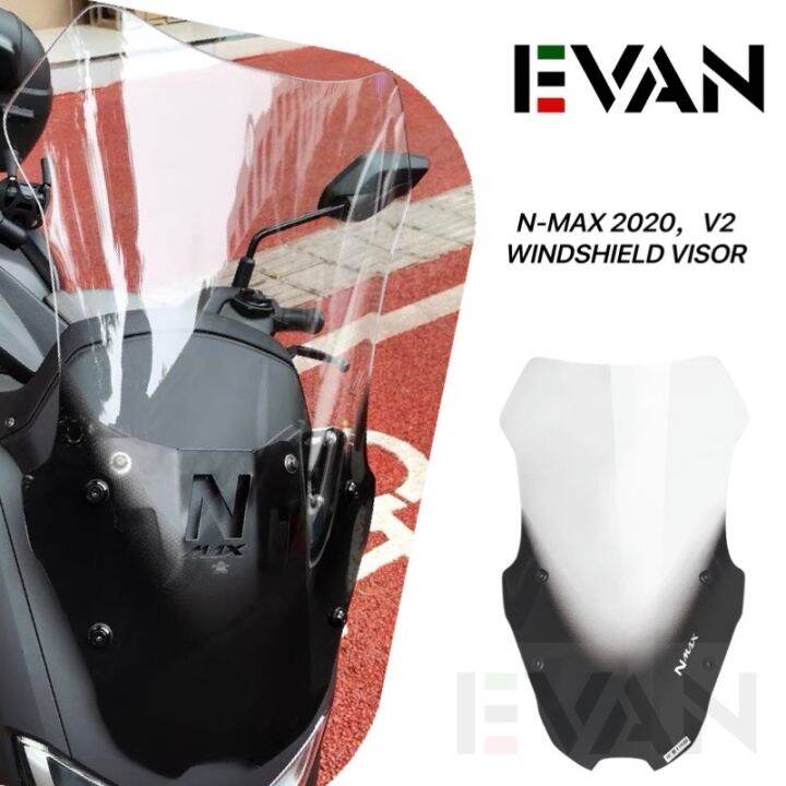 Nmax 155 2020，V2 Windshield Visor Long Type With Bolt Thickness | Lazada PH