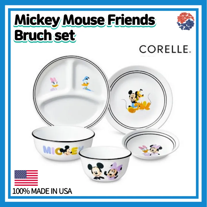 Corelle x Mouse Friends play Brunch Set/Corelle USA/Dinnerware Corelle ...