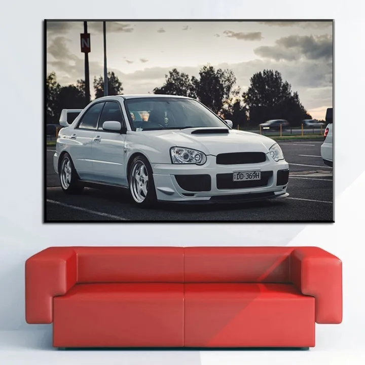 Unframed Subaru Impreza WRX JDM Japanese Cars Posters and Prints Wall ...