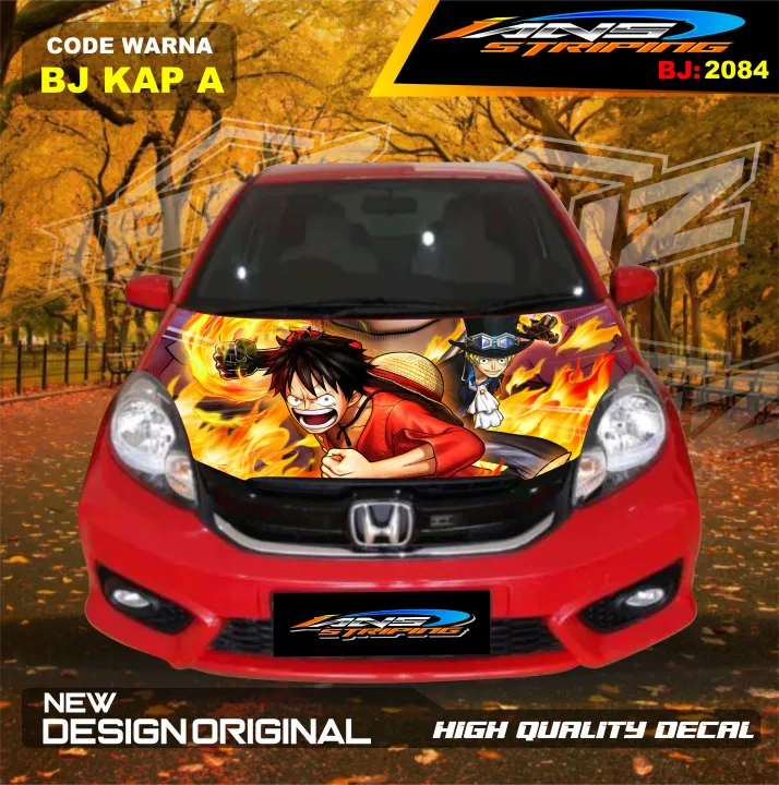 STICKER KAP DEPAN MOBIL HONDA JAZZ / VARIASI STIKER CUP DEPAN MOVIL ...