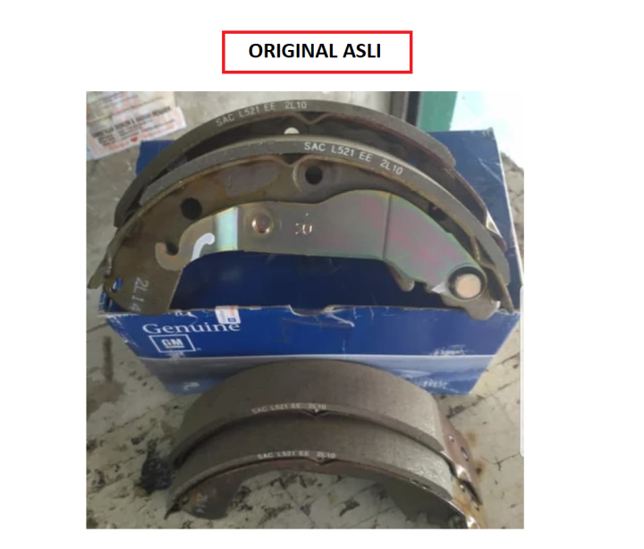 ORI kampas Kamvas rem BELAKANG CHEVROLET SPIN NEW AVEO SONIC Bendik ...
