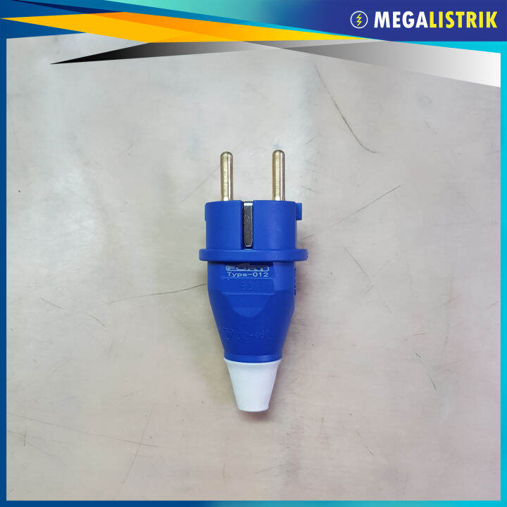 FORT STEKER INDUSTRIAL 2P 16A BIRU / INDUSTRIAL PLUG 2 PIN 16 AMPERE ...