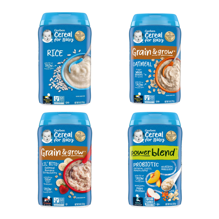 Gerber Oatmeal Cereal, 8+ Months, 8oz (227g) | Lazada PH