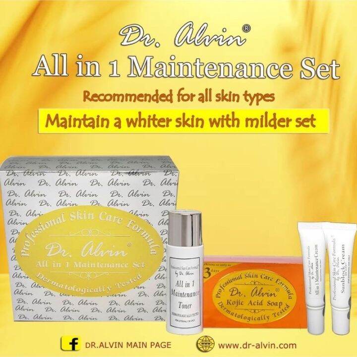 ALL IN 1 MAINTENANCE SET DR.ALVIN | Lazada PH