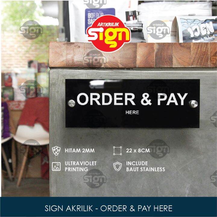 akrilik custom nama ruang - papan akrilik - custom nama - outdoor sign ...