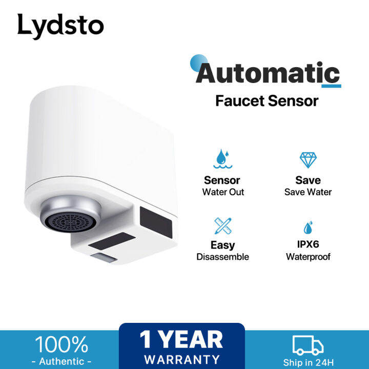 Lydsto Automatic Faucet Sensor Automatic Water Saver Tap Smart Faucet Sensor Infrared | Lazada PH