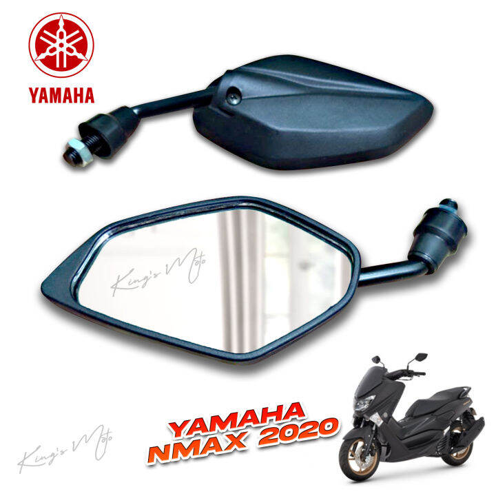YAMAHA NMAX 2020 | Side mirror genuine parts black short stem | Lazada PH