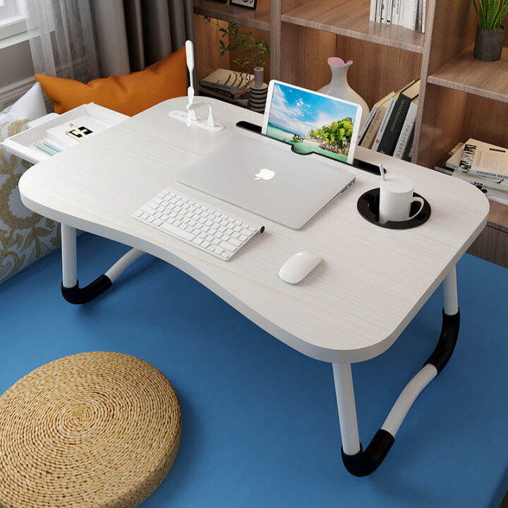 Foldable Bed Desk Laptop Desk Dining Table Student Writing Small Table ...