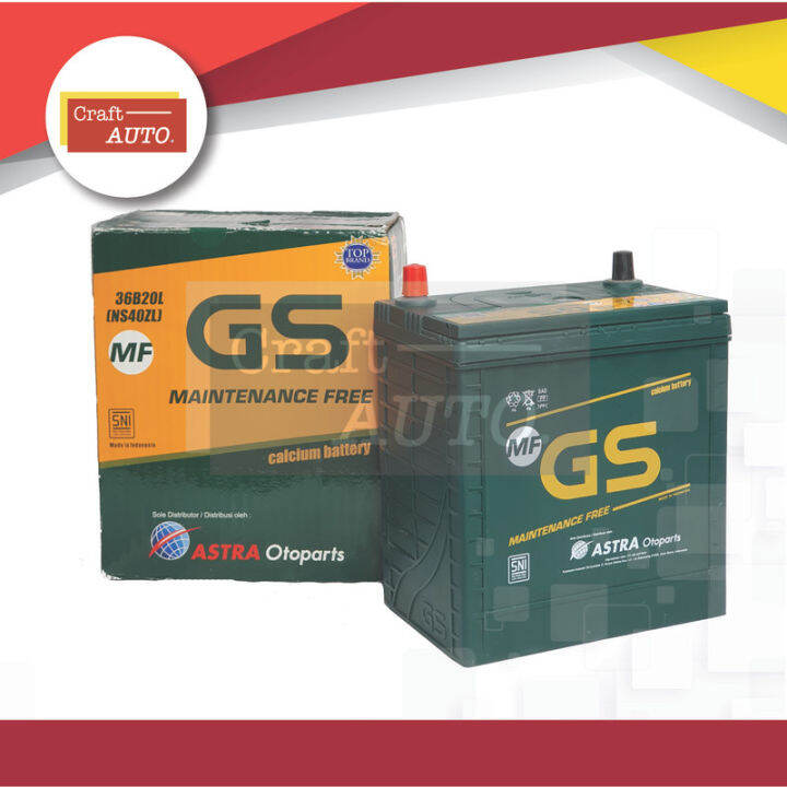 Aki Mobil Suzuki Ertiga NS40ZL MF GS Astra | Lazada Indonesia