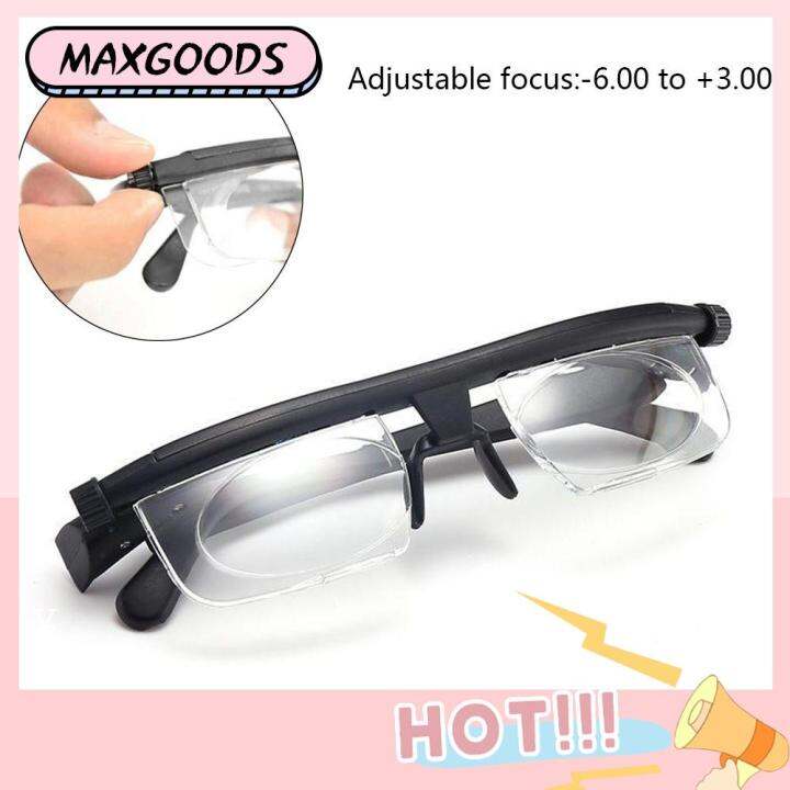 1PC Adjustable Eyeglasses Focus Adjustable Eyeglasses Lens -3 To +6 ...