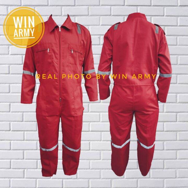 Wearpack Coverall Safety / katelpak / Seragam Kerja Proyek fosfor merah ...