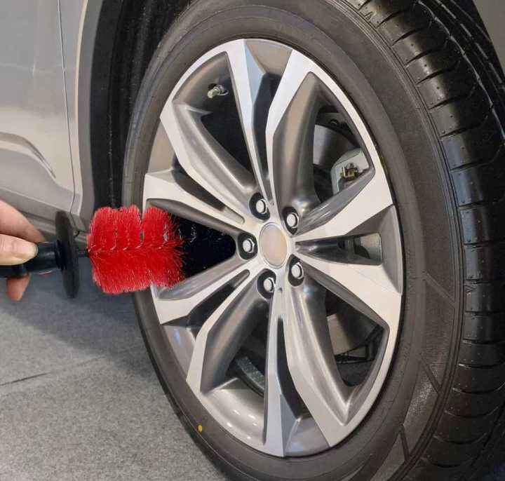 Car Wash Master big Wheel Brush Easy Reach Wheel and RIM Detailing Soft ...