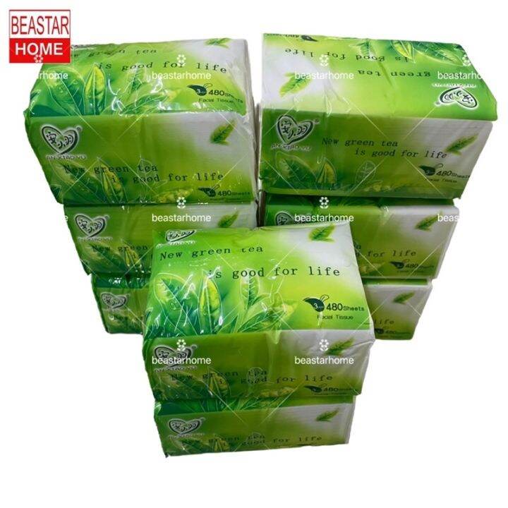 COD☑️3-ply 480 sheet Disposable Inter-Folded Facial Tissue cleaning ...
