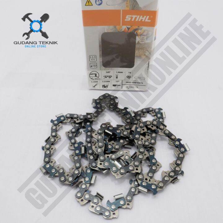 RANTAI Chainsaw STIHL 22" 3653 000 0076 36RMX / RANTAI Belah Gergaji Kayu STIHL 22 Inch 38T ...