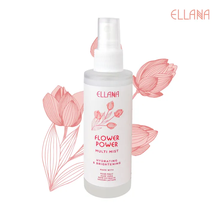 ELLANA Flower Power Hydrating and Brightening Multi Mist 60g | Lazada PH
