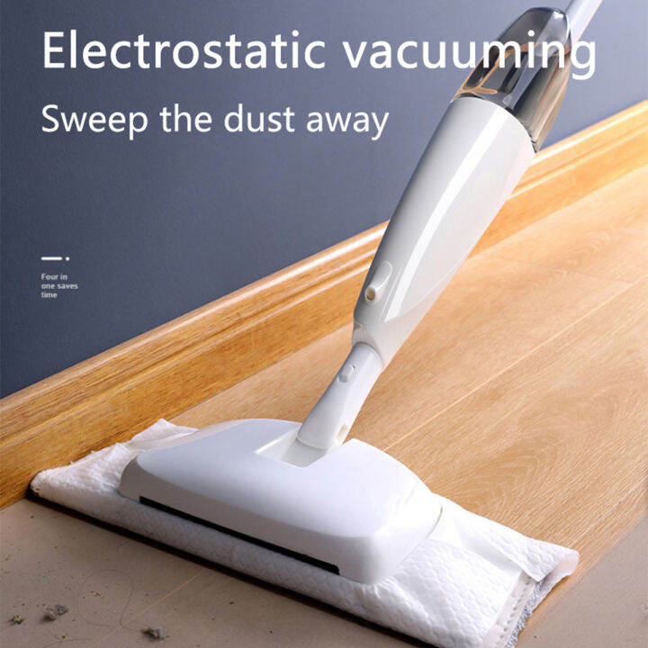 Water spray mop 360 degree rotating head water spray cleaner flat floor ...