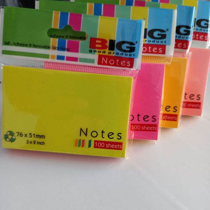 Sticky Note Rainbow 5 Warna Pembatas Buku Kertas Warna Warni Tanggung ...