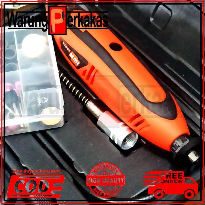 Mini Die Grinder Set 40pc IWA DG3HD Mesin Rotary Tool set Gerinda ...