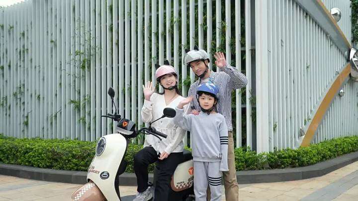 BYB 3C Motorcycle helmet Ear decoration Cute fashion Electric car ...