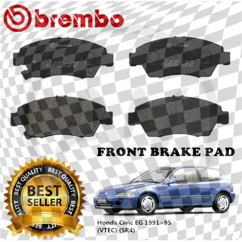 BREMBO Honda Civic SR4 EG 1991~95 Front Rear Disc Brake Pad | Lazada