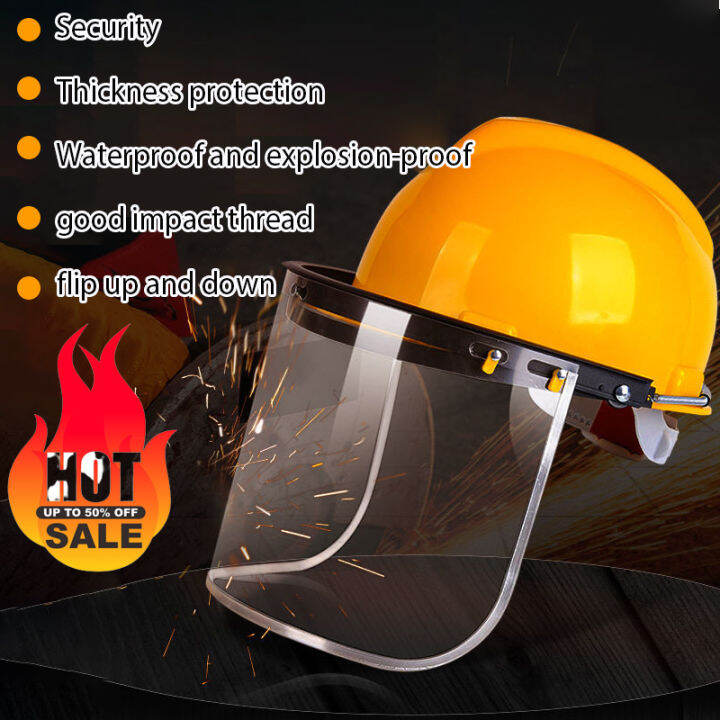 Welding mask Clear safety mask, anti-shock,chemical resistant Face ...