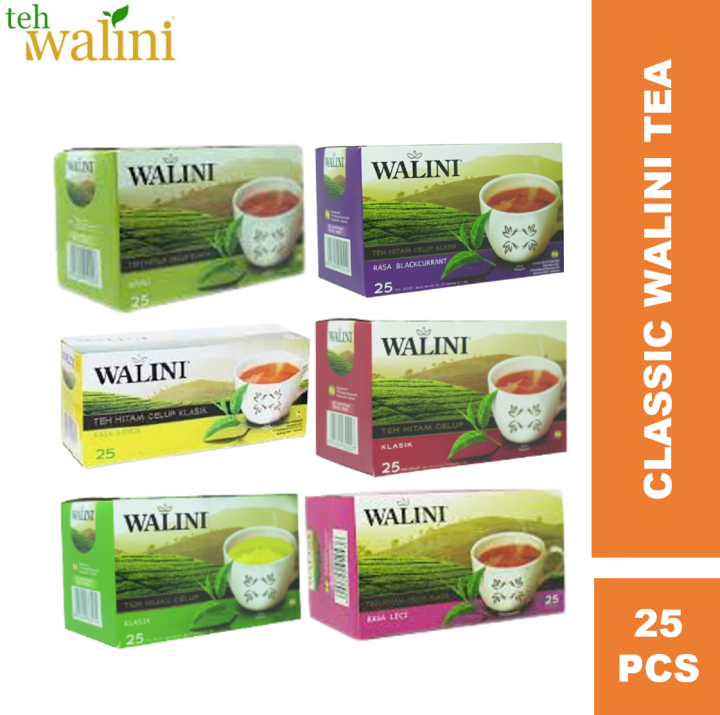Teh Walini Klasik Varian Rasa Leci, Blackcurrant, Lemon, Wangi Jasmine ...