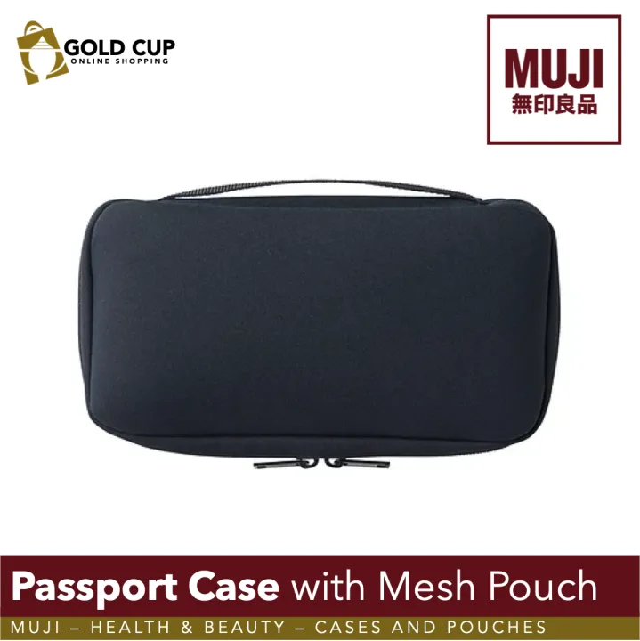 MUJI Passport Case with Mesh Pouch (Cases and Pouches) | Lazada PH