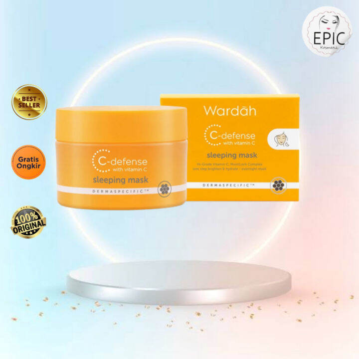 WARDAH C-Defense With Vitamin C Sleeping Mask 30g | Lazada Indonesia