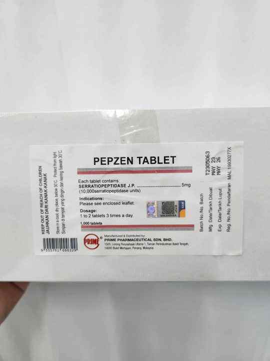 PEPZEN 5MG TABLETS 100STP/BOX | Lazada