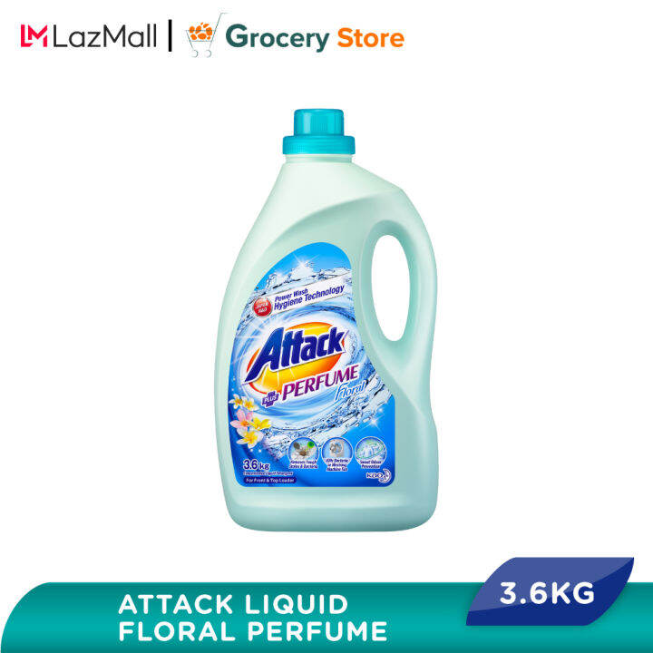 Attack Liquid Perfume Detergent Floral (LATPE) (3600g) | Lazada