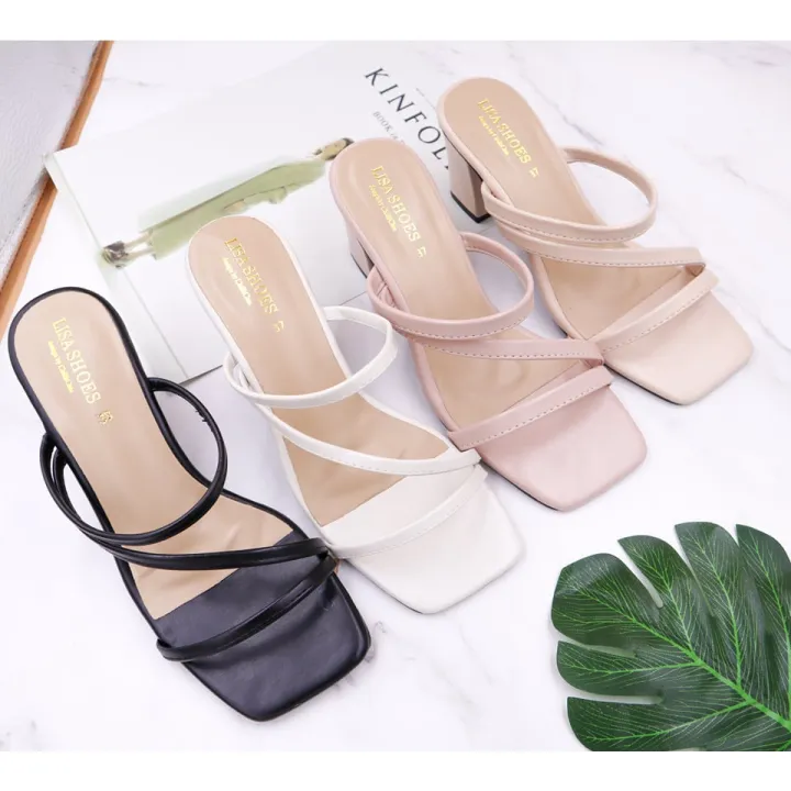 แบบใหม่มาแรง หน้าร้านขายดีมาก รองเท้าทรงสวมสายคาด LISA SHOE⚡ใส่สวยแม็ท ...