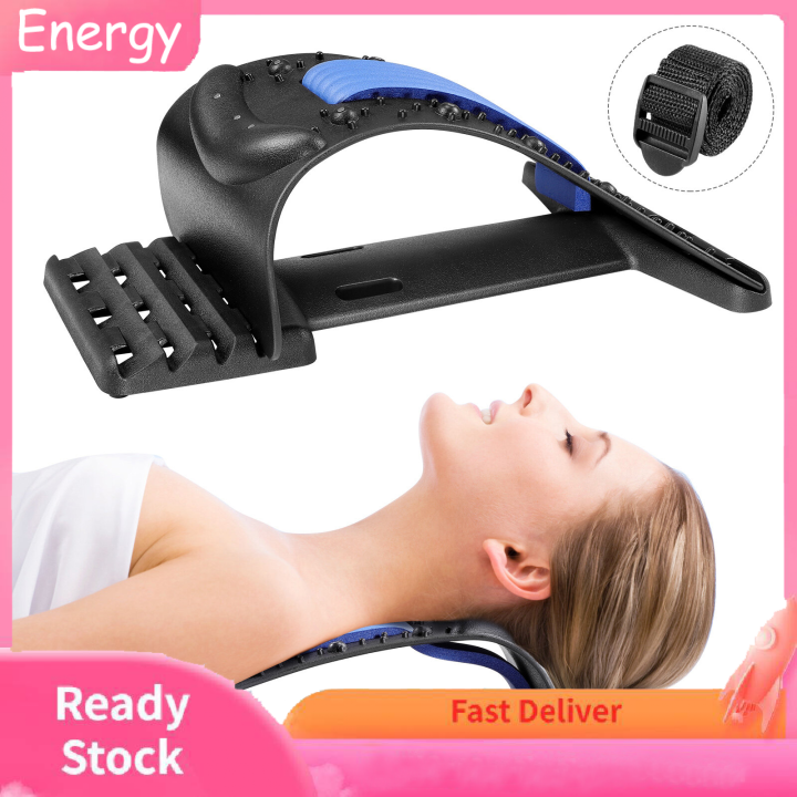 Hot Sale Healifty Back 4-Level Neck Stretcher Spine Deck Back Pain ...