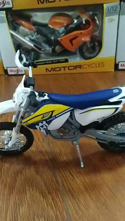 112 Scale Motorcycle Husqvarna FE 501 Dirt Bike Motocross Moto Enduro ...