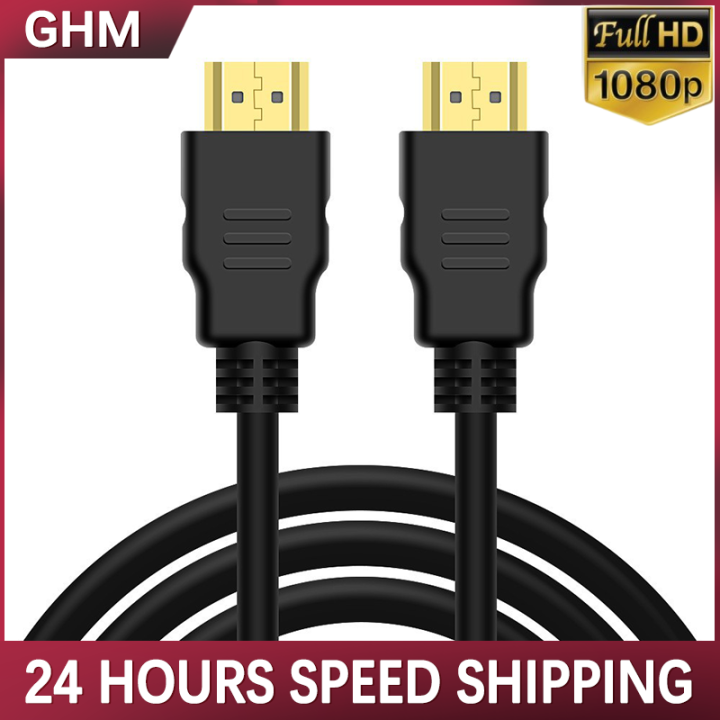 HDMI Cable 1080P High speed Gold Plated Plug Male-Male 1.4 2.0 HD ...