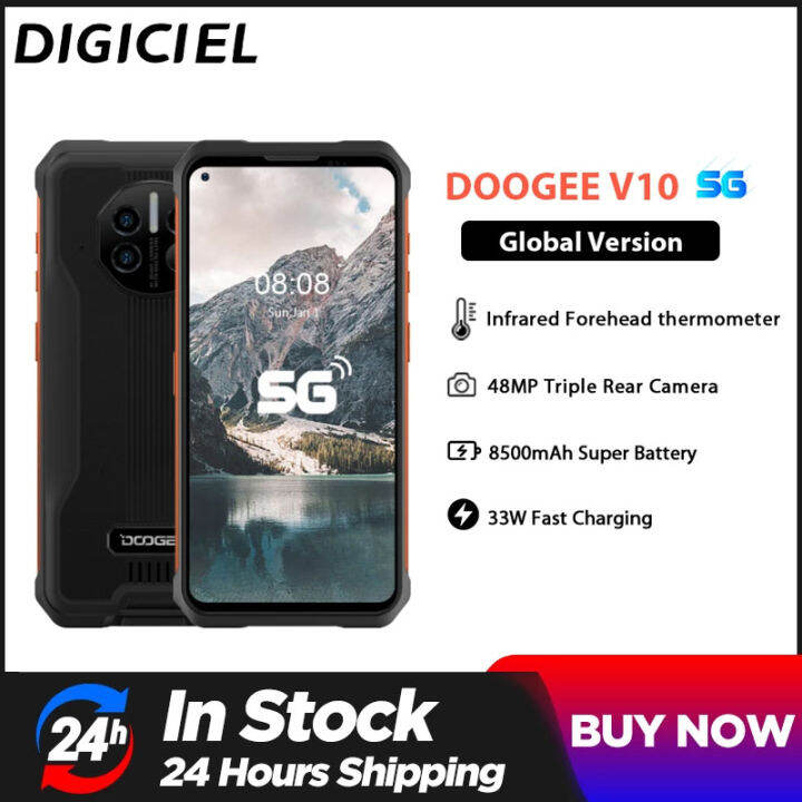 DOOGEE V10 5G Outdoor Original unlocked Rugged Phone + infrared ...