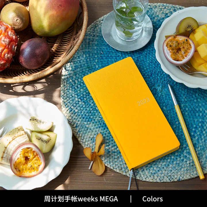 【2023 New】Hobonichi weeks MEGA weekly plan handbook Colors/pure colors ...