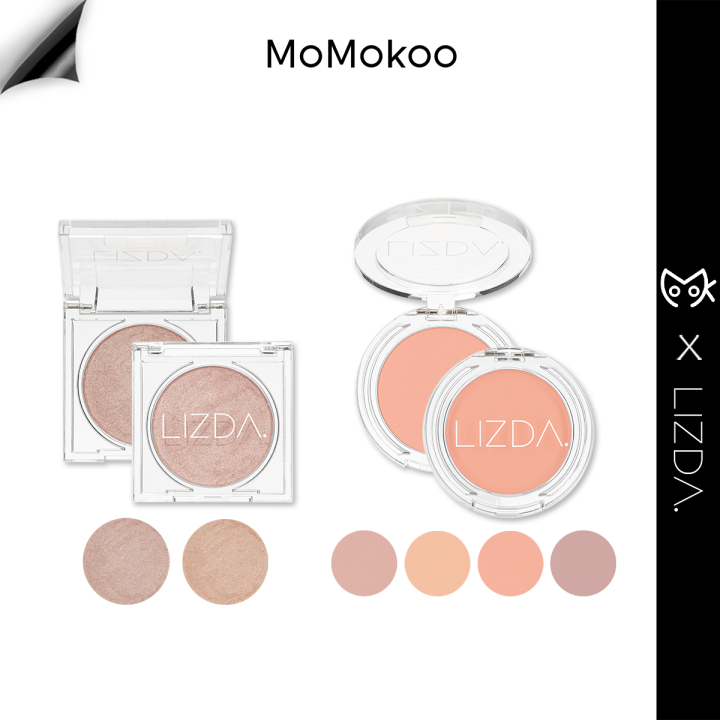 Lizda Mellow Mood Fit Cheek 4.5g / Glossy Fit Highlight 4g | Lazada PH