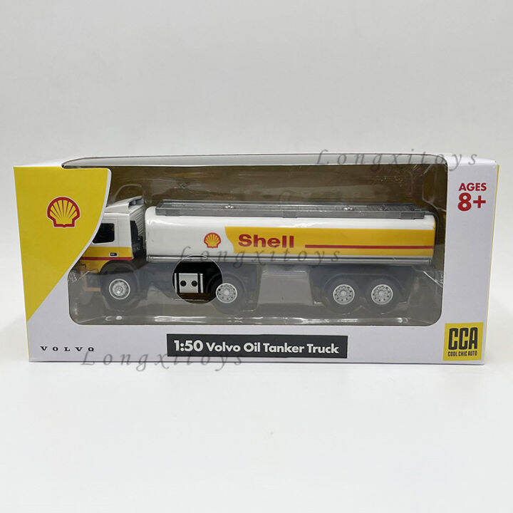 1:50 Diecast Transport Vehicle Model Toy Volvo Oil Tanker Truck ...