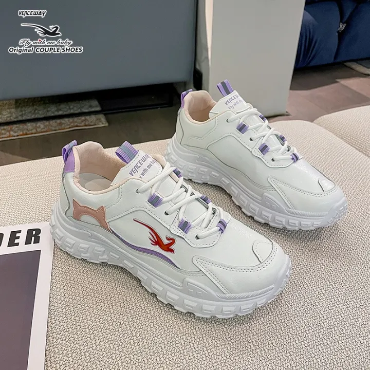 VENCEWAY Women Shoes Running Shoes Rubber Shoes Korean Style Women ...
