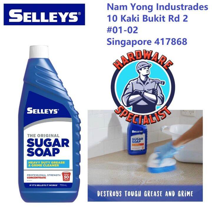 Selleys Original Sugar Soap - Heavy Duty Grease & Grime Cleaner 750ml ...
