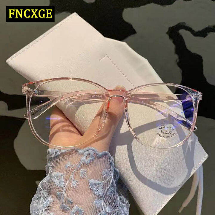 FNCXGE แว่นสายตาสั้น -100 ถึง -400 กรอบ ป้องกันแสงสีฟ้า ใส่ได้ทั้งผู้ชาย และผู้หญิง | Lazada.co.th