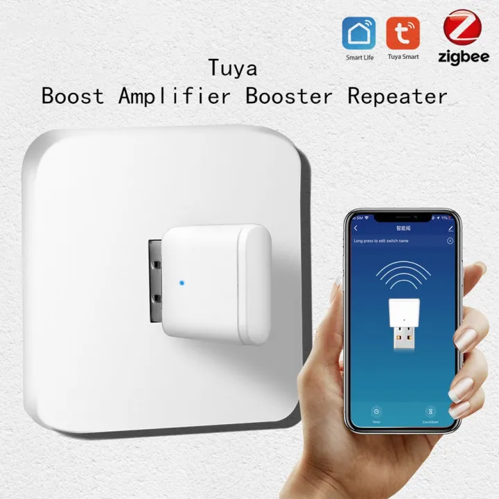 Tuya ZigBee 3.0 Mini Signal Amplifier Repeater Signal Range Extender ...
