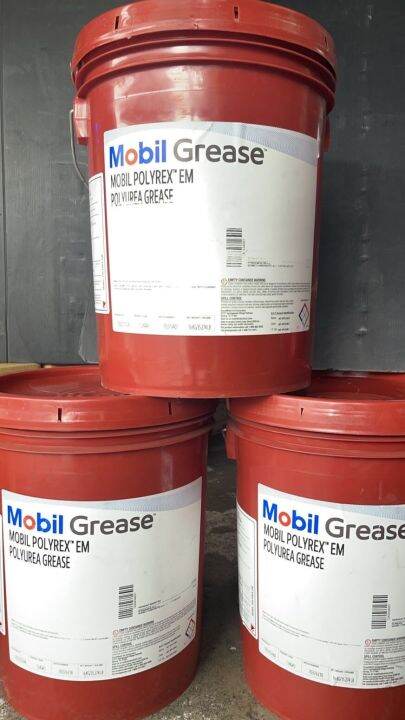 Mobil Polyrex EM /16 kgs. จารบีมอเตอร์ไฟฟ้า เกรดพิเศษ | Lazada.co.th