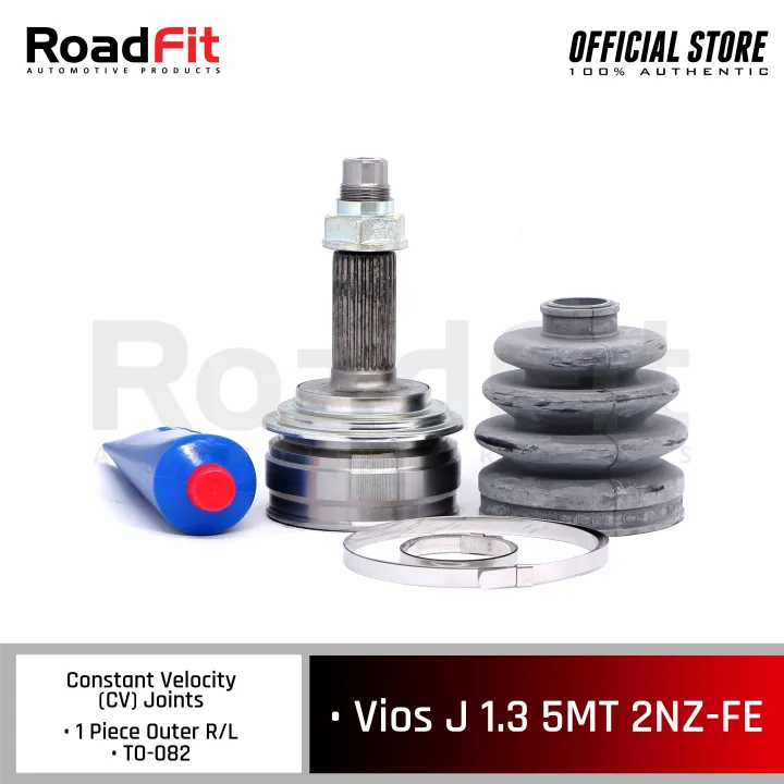 HDK Constant Velocity Joint TO-082 Set for Toyota Vios J 1.3 5MT 2NZ-FE, 1 Set Outer CV Joint ...