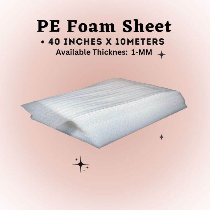 PE Foam Sheet (1mm,3mm,5mm Thickness) 40''x10meters | Lazada PH