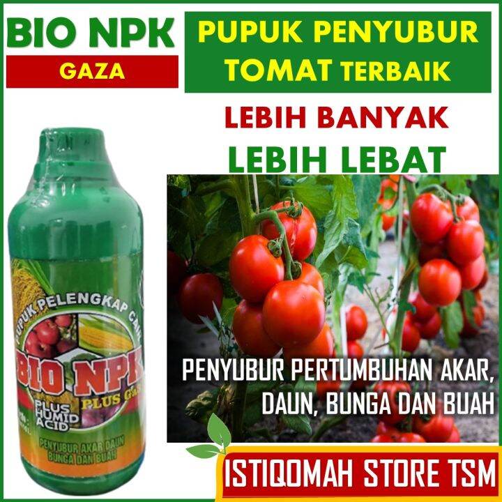 PUPUK TOMAT MURAH TERBAIK – BIO NPK GAZA 500ML – PUPUK ORGANIK CAIR TOMAT Terbaik, Pupuk Tanaman ...